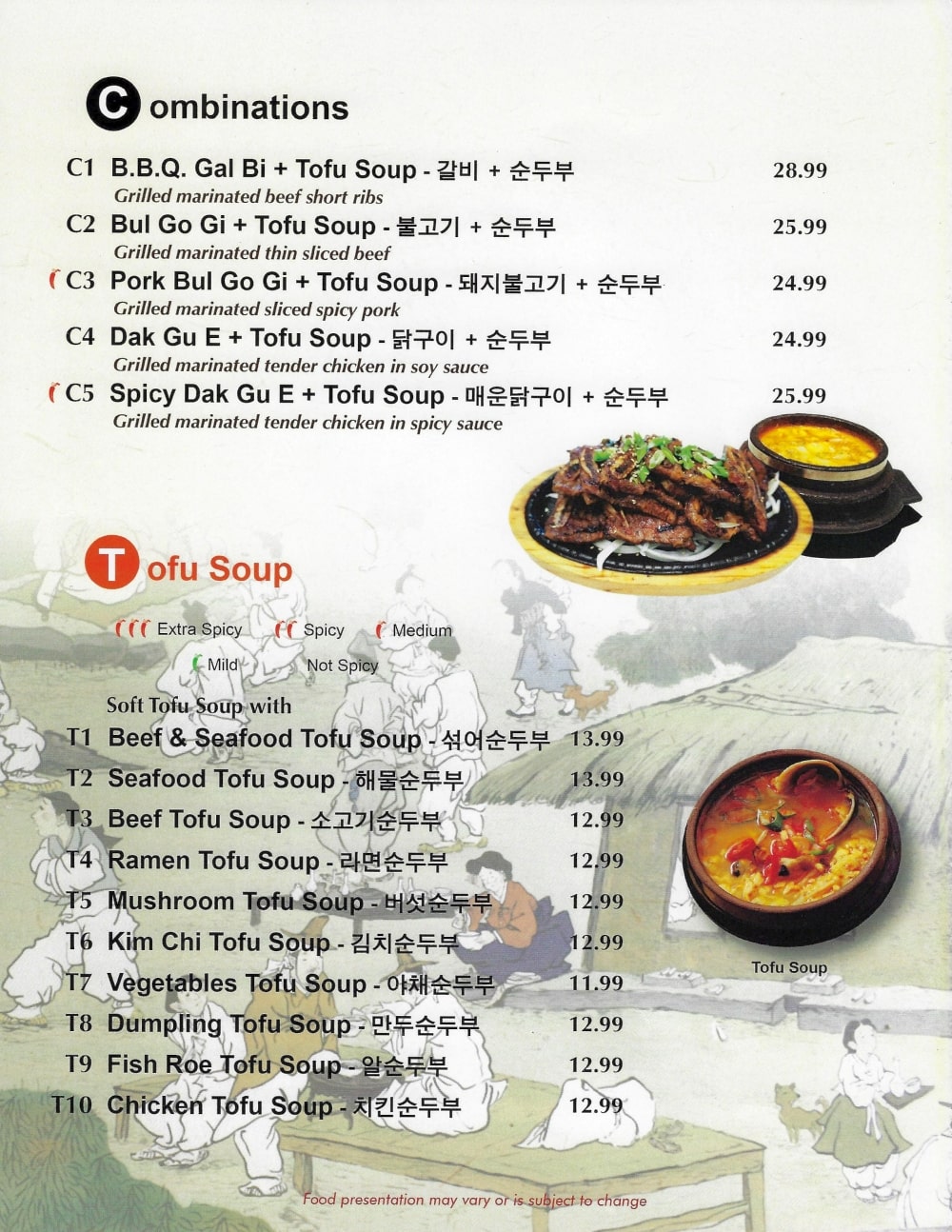 Menu - Koreana Korean BBQ